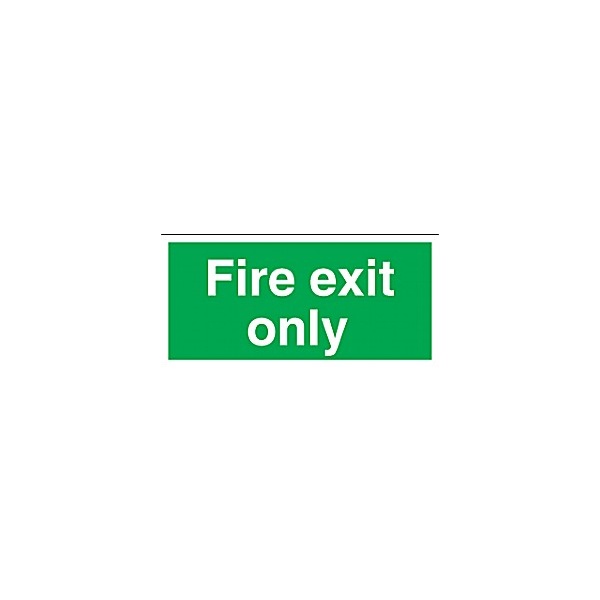 Signs: British Standard Fire Exit Signs