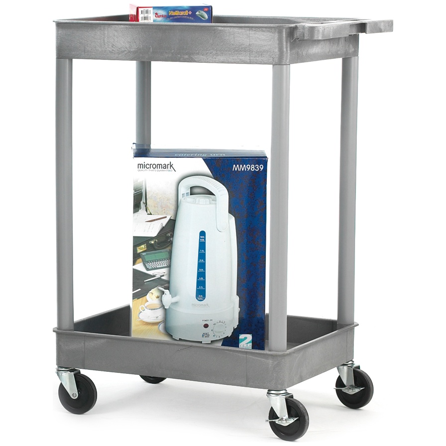 2 Shelf Deep Tray Service Trolley | Standard Shelf Trolleys