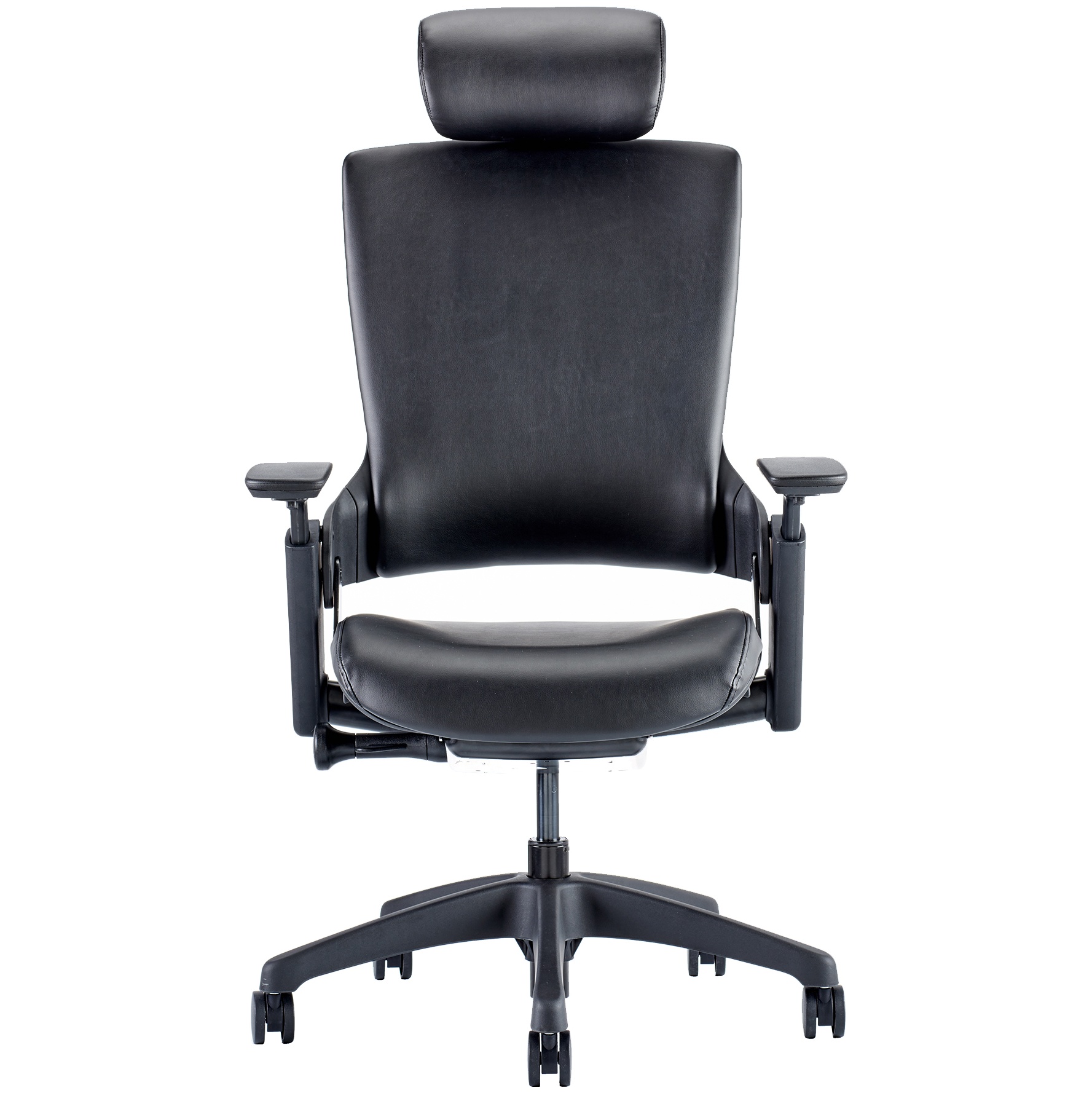 Lucas High Back Leather Task Chair With Headrest | Operator / Task Chairs