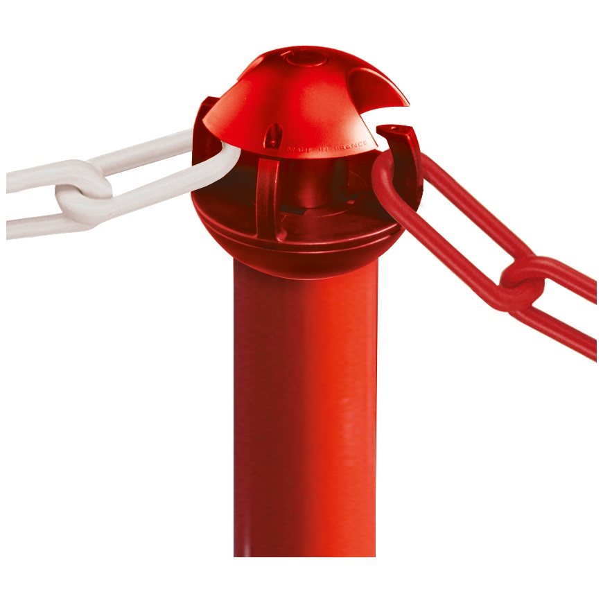 TRAFFIC-LINE Chain Barrier High Visibility Posts | Portable ...