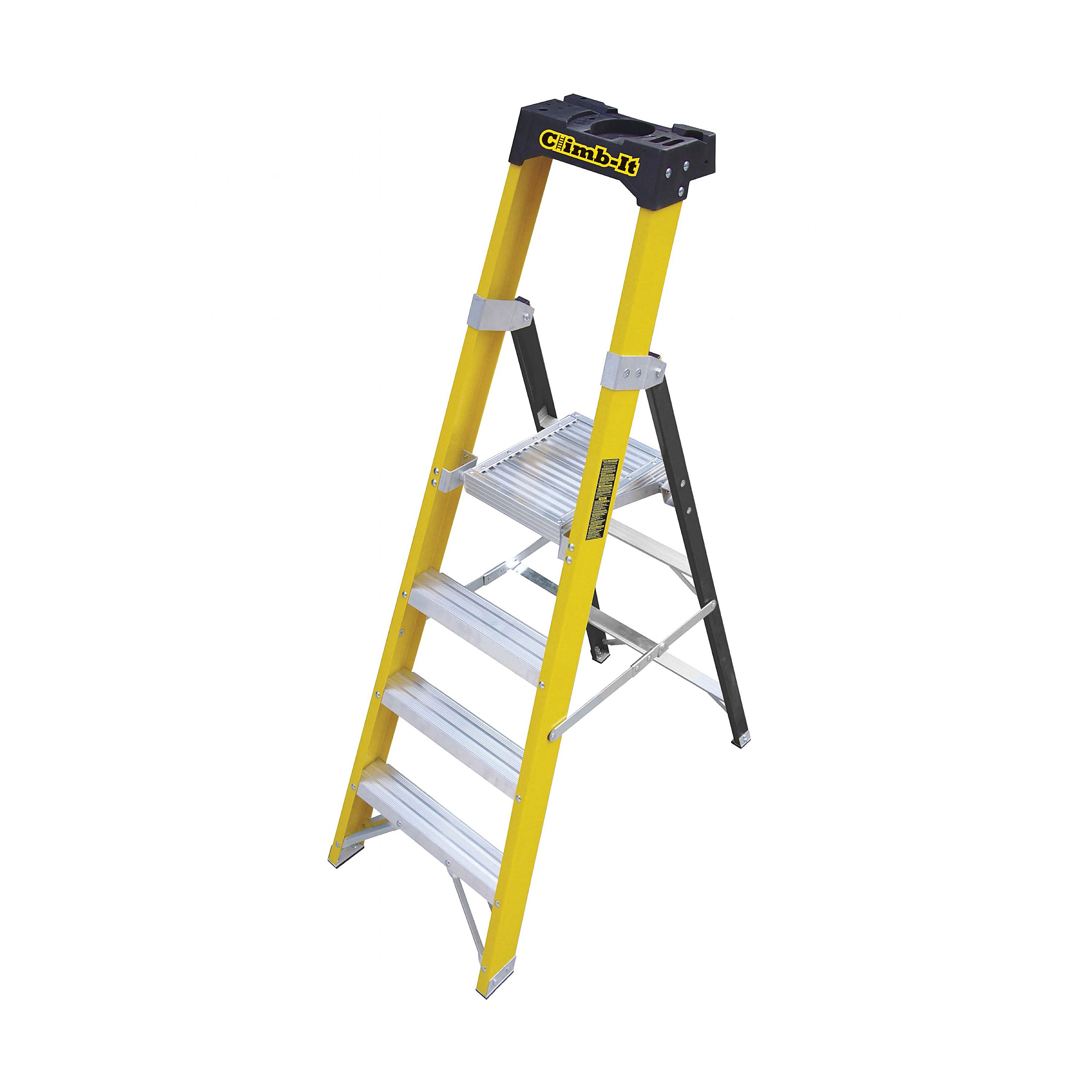 Climb-It Glass Fibre Platform Stepladders | Glass Fibre Step Ladders