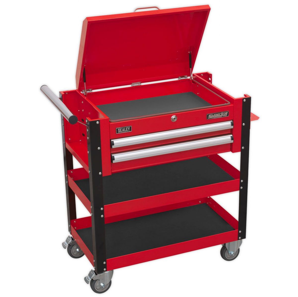 Sealey Heavy Duty Mobile Tool Trolley with Lockable Top | Workshop Trolleys