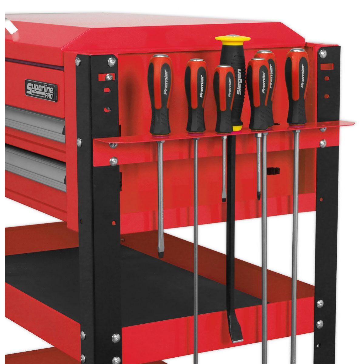Sealey Heavy Duty Mobile Tool Trolley with Lockable Top | Workshop Trolleys