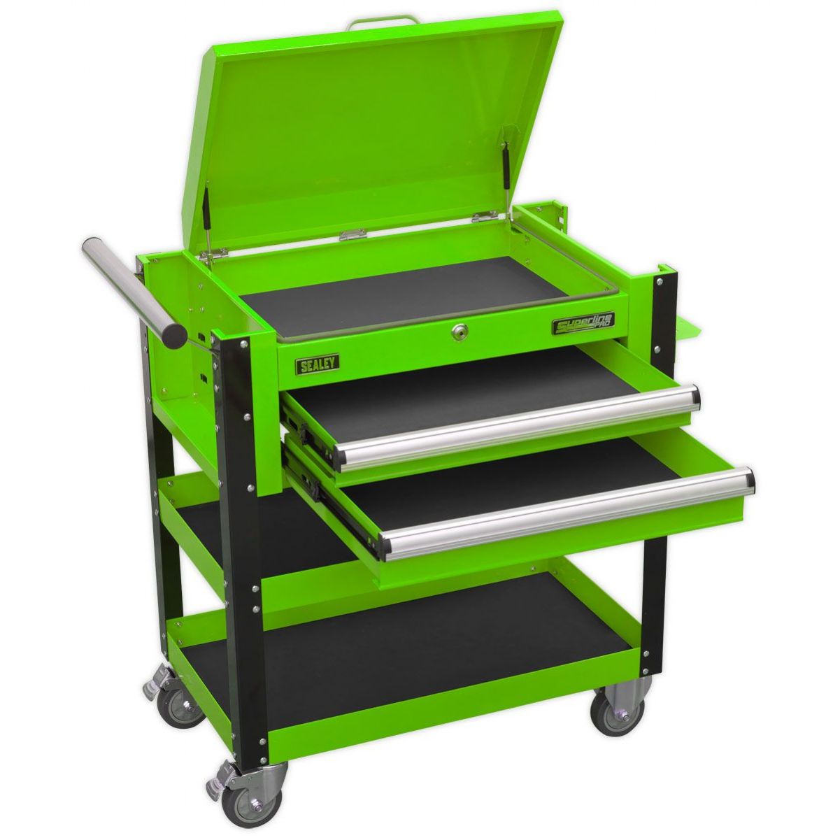 Sealey Heavy Duty Mobile Tool Trolley with Lockable Top | Workshop Trolleys