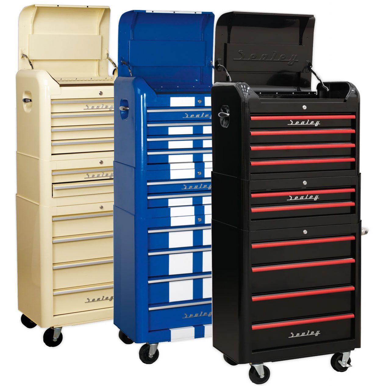 Sealey Retro Style Topchest Midbox And Rollcab | Tool Chests