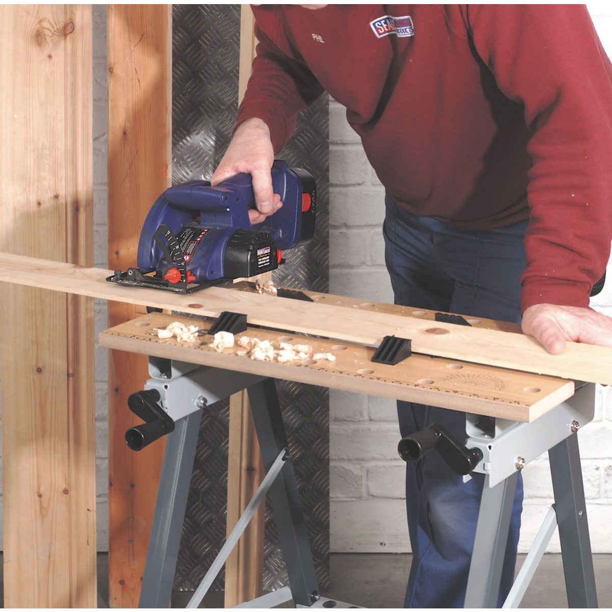 Sealey Folding Workbench With 235mm Capacity | Folding & Portable ...