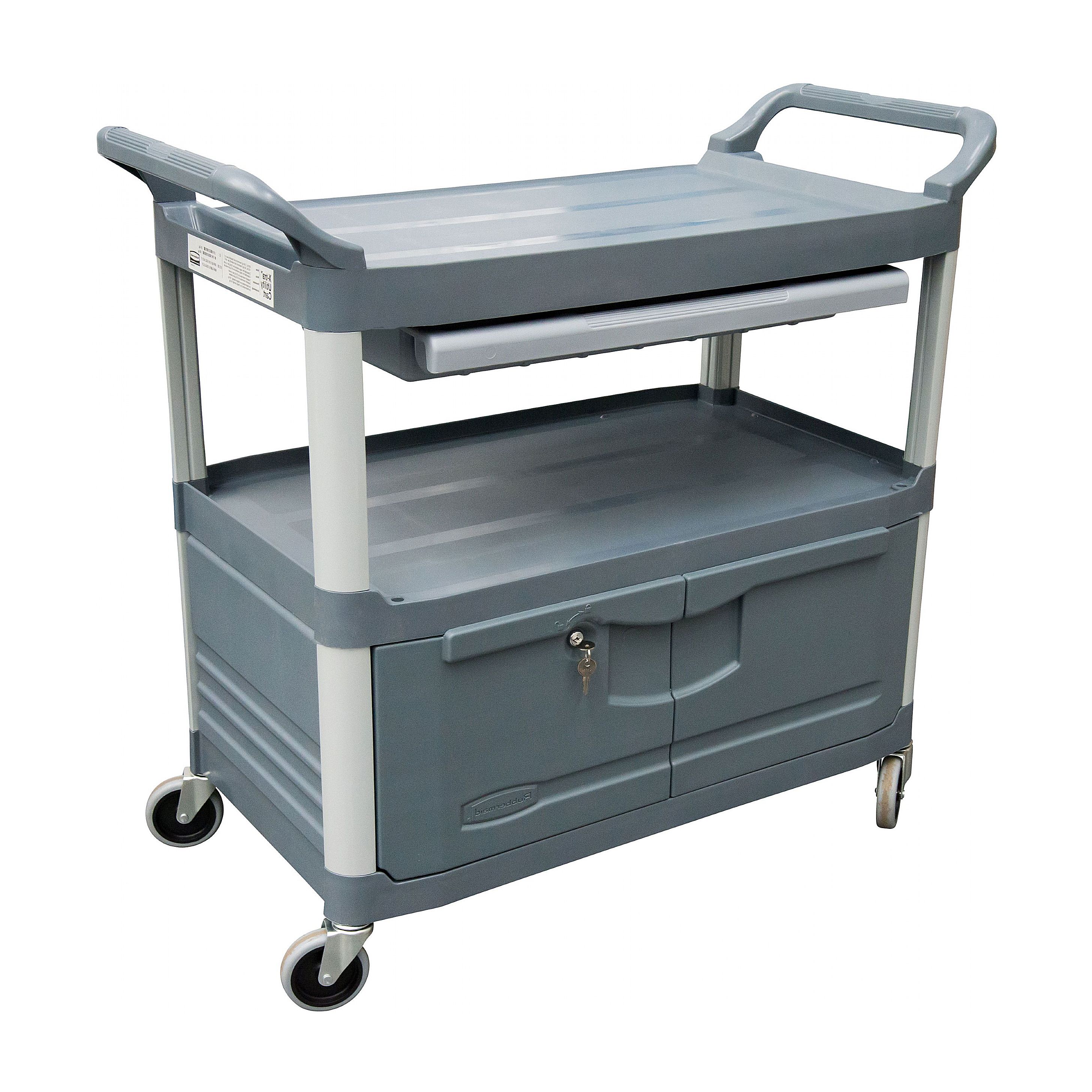 X-tra Utility Trolley with Drawer and Cupboard | Housekeeping & Laundry ...