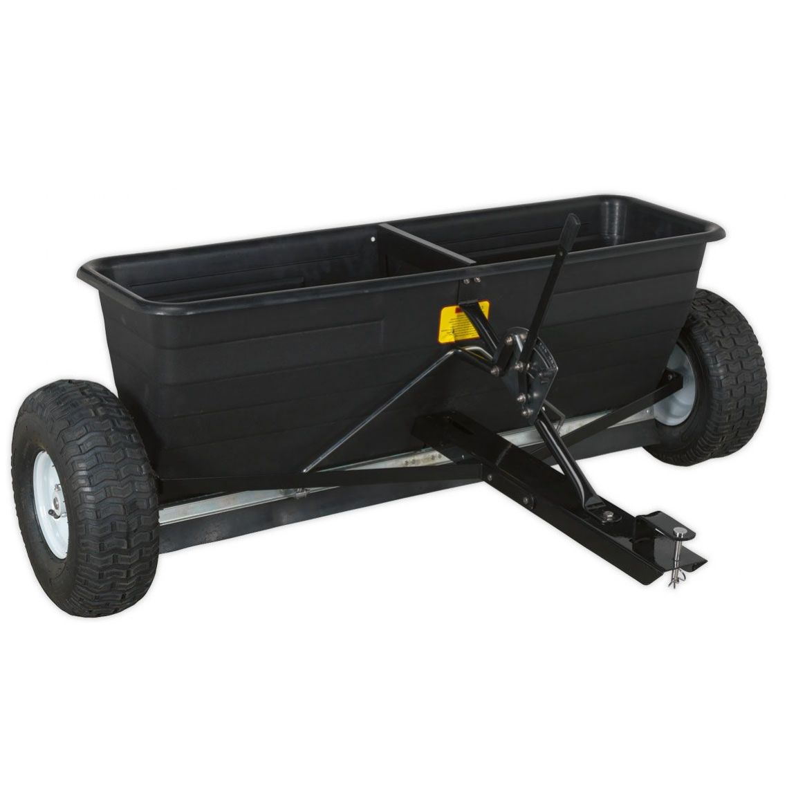 Sealey 80kg Tow Behind Drop Spreader | Salt & Fertiliser Spreaders
