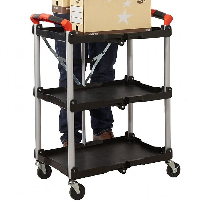 3 Shelf Folding Trolley | Standard Shelf Trolleys