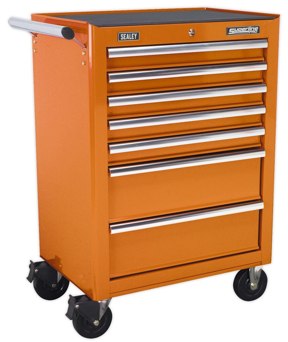 Sealey Superline Pro 7 Drawer Rollcab With Ball Bearing Slides | Tool ...
