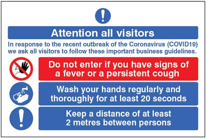 Attention All Visitors - In Response to The Recent Outbreak of The ...